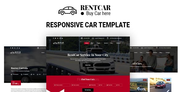 Responsive Car Template by mamunyou